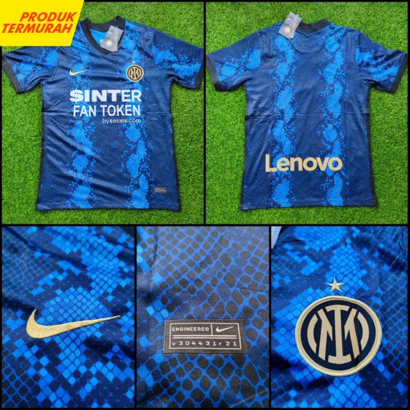 Jual Jersey INTER MILAN Home FAN TOKEN 2021 2022 Grade Ori Official ...