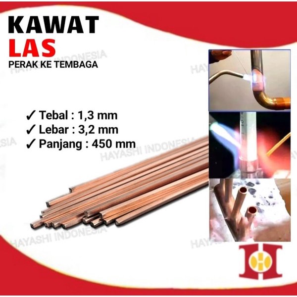 Jual Kawat Perak Las Tembaga Pipa AC Kulkas Welding Brazing Alloy ...