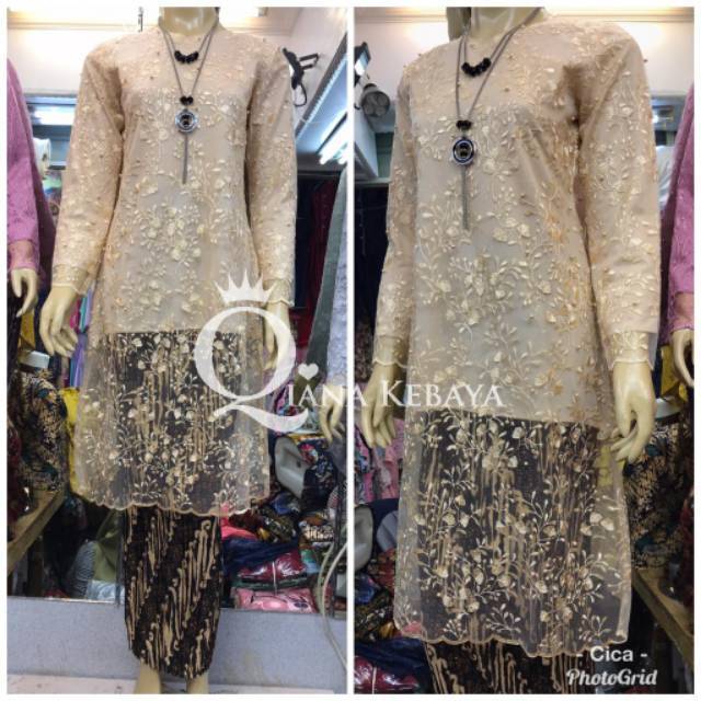Jual KEBAYA MODERN/KEBAYA/KAIN TILE/KEBAYA AKAD/BAJU KONDANGAN/KEBAYA ...