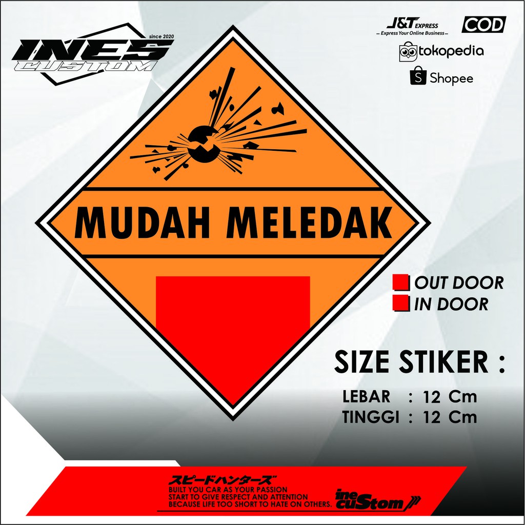 Jual stiker limbah b3 stiker logo limbah berbahaya | Shopee Indonesia