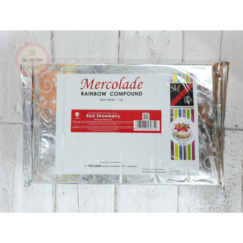 Jual Mercolade Rainbow Red Strawbery 1kg | Shopee Indonesia