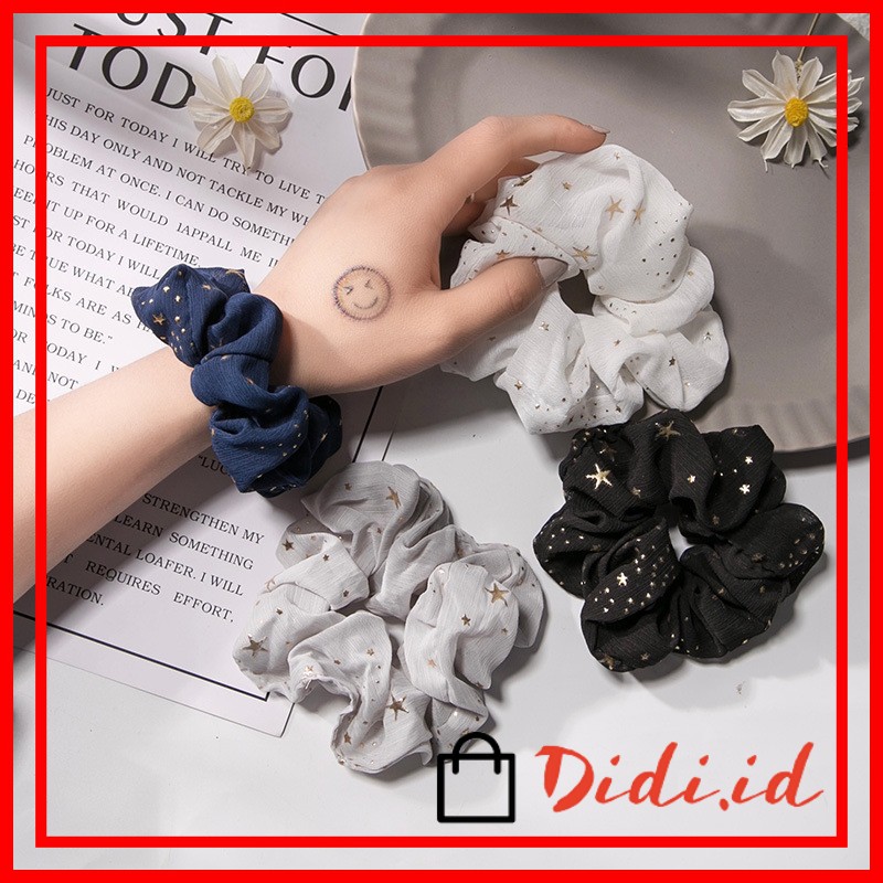 Jual DIDI.ID Ikat Rambut Bintang Scrunchie Star IRA094 Iket Rambut ...