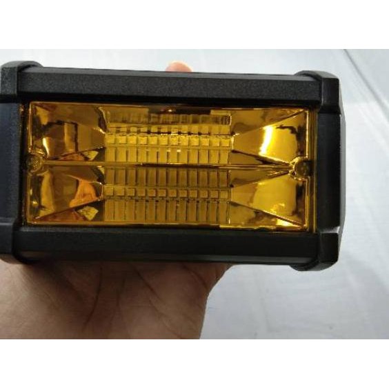 Jual RJL Lampu tembak sorot LED kuning BAR cree cwl 24 mata 2 susun led ...