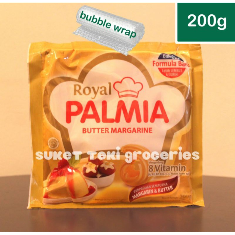 Jual Royal Palmia Butter Margarine Sachet 200 gr SATUAN Murah | Shopee ...