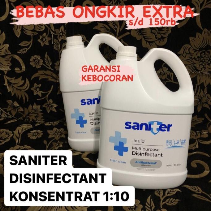 Jual Saniter Konsentrat Disinfectant Desinfektan Disinfektan 3,5L X 5 ...