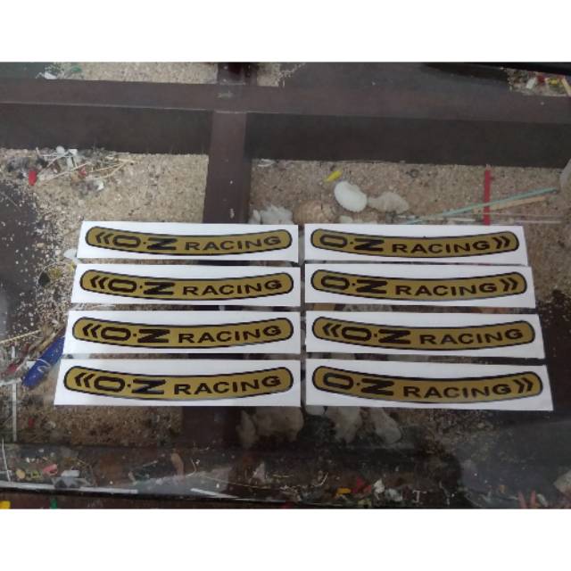 Jual Cutting sticker velg oz racing gold | Shopee Indonesia