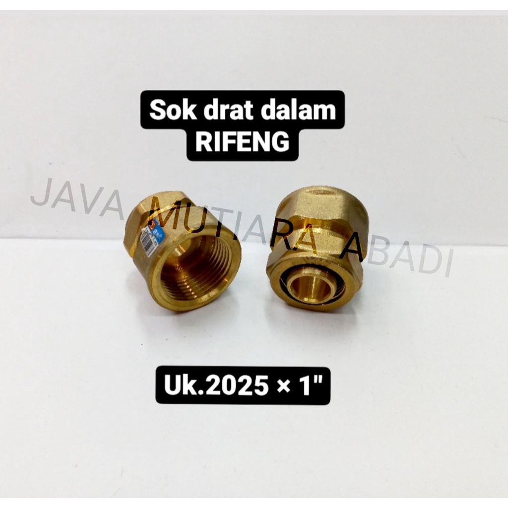 Jual Socket Drat Dalam RIFENG SOK DERAT Female Union S2025 x 1" F SDD AP | Shopee Indonesia
