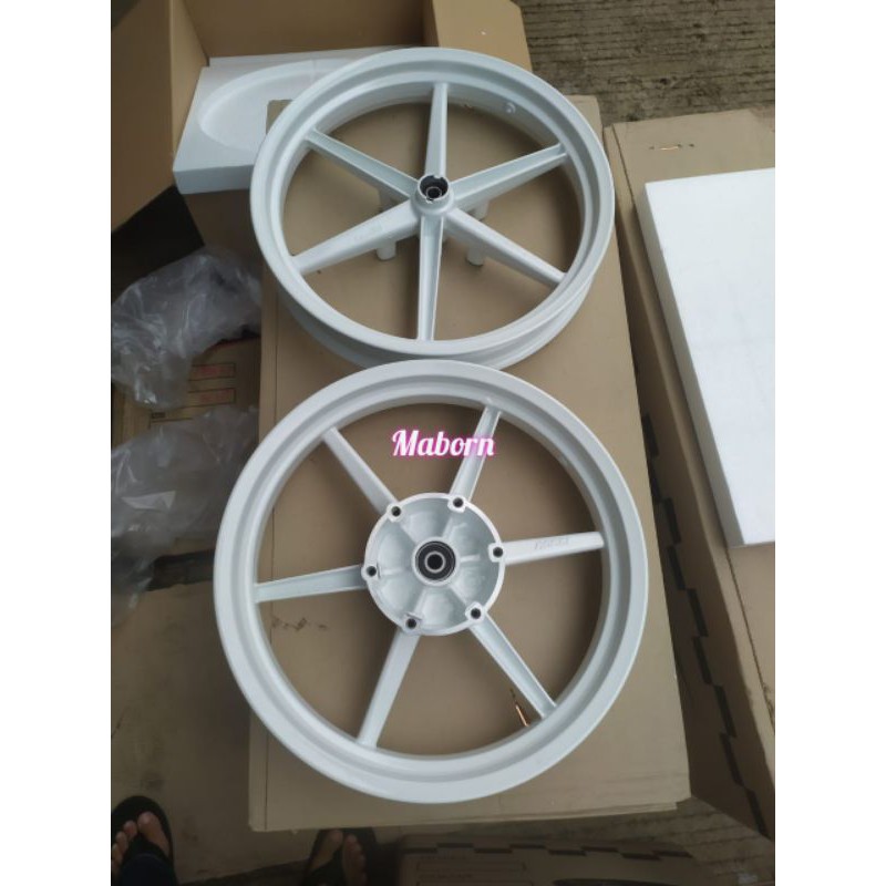 Jual Velg Racing Ninja RR VRossi 250 300 Gold Putih Hitam | Shopee ...