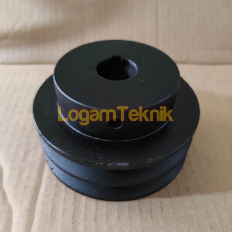 Jual Puli pulley B2 - 5 inch lubang as 19 20 22 24 25 28 30 32 35 38 40 ...