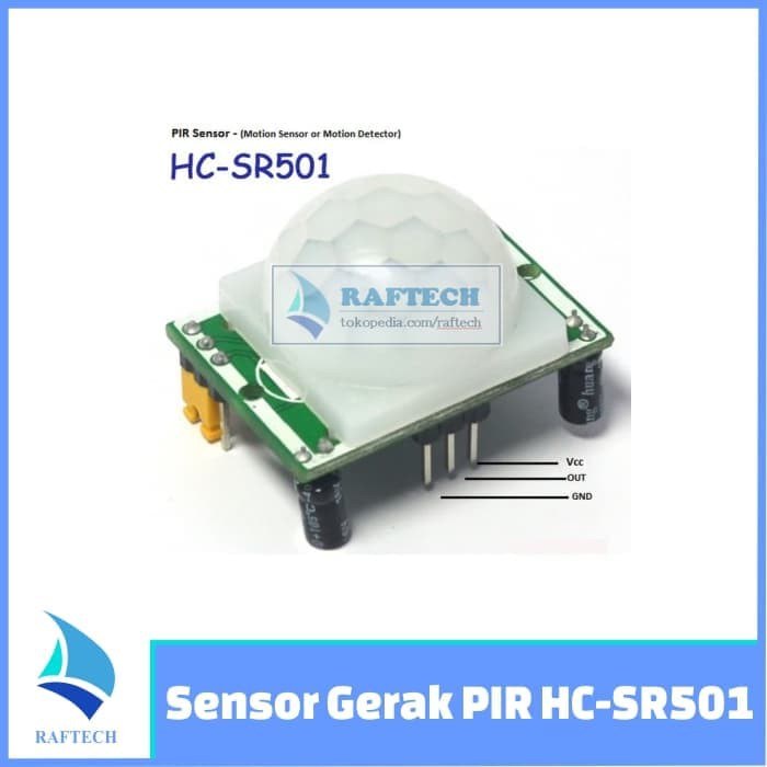 Jual Sensor Gerak PIR HC-SR501 - Motion Detector | Shopee Indonesia