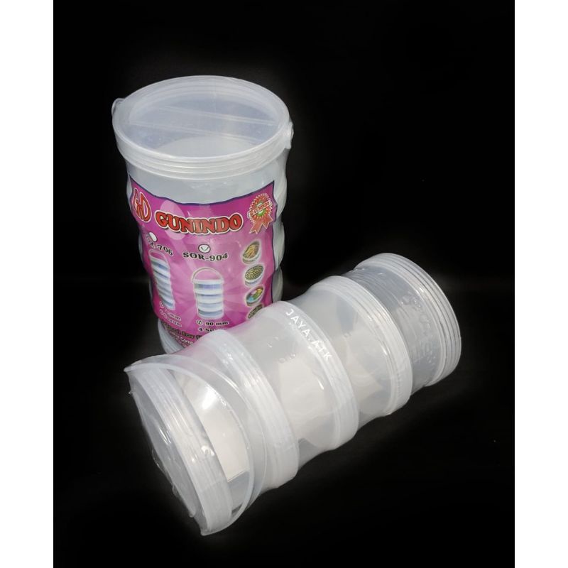 Jual Stackable Organizer Container Susun Penyimpanan Tusukan Bento ...