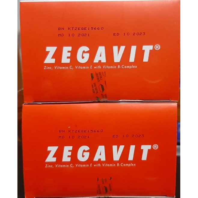 Jual Zegavit Multivitamin dan Zink isi 60 kaplet | Shopee Indonesia