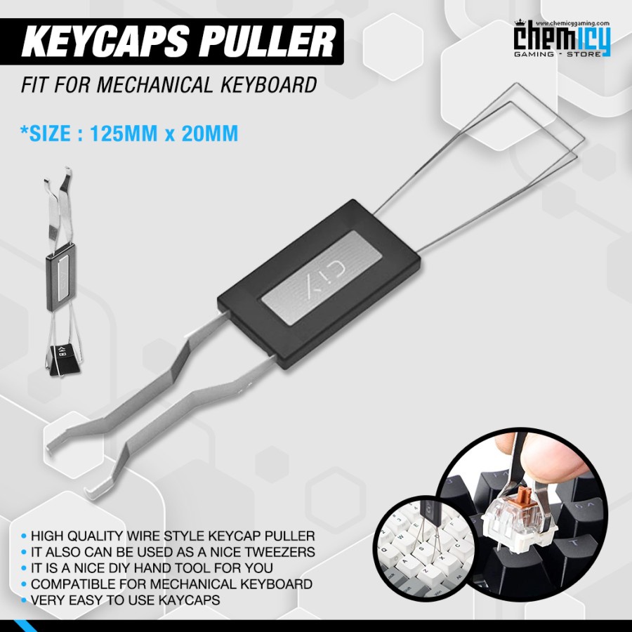 Jual Universal Keycaps Puller / Keypuller 2-in-1 for Mechanical ...