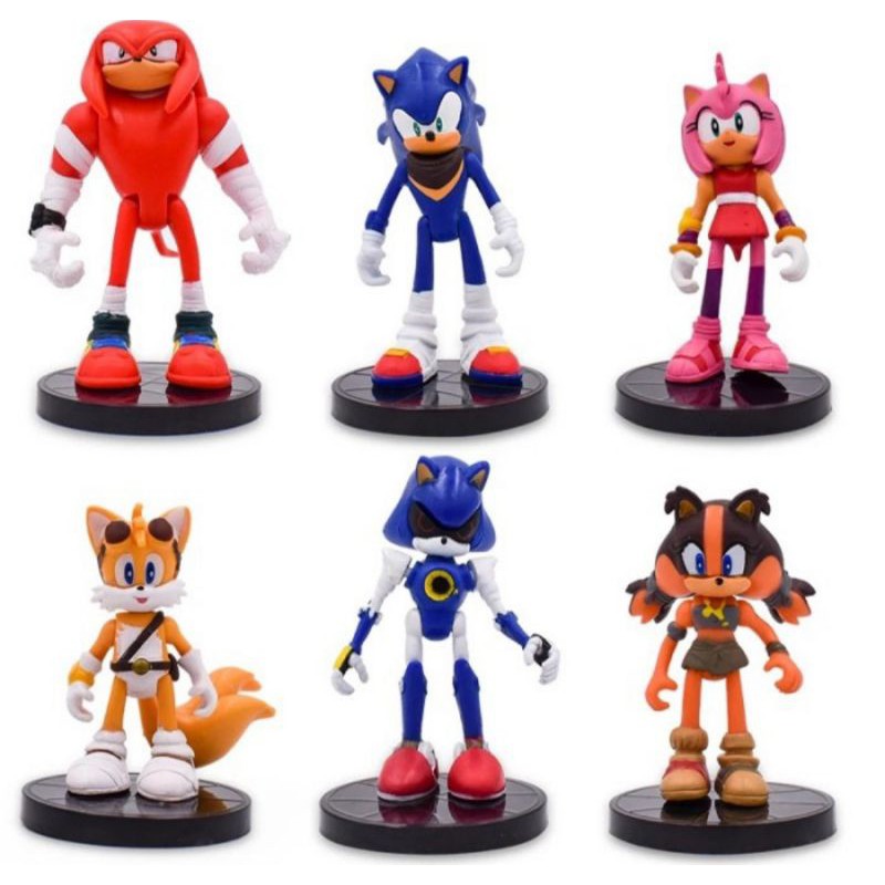 Jual mainan anak sonic figure topper set 6 bh | Shopee Indonesia