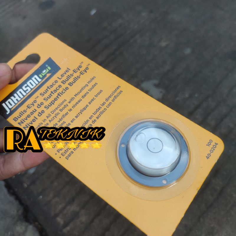 Jual Water Pass Bulat Bentuk Mata Sapi Johnson Eye Bull Level Surface ...