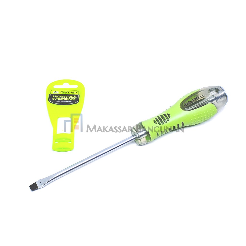 Jual KENTARO Obeng Min (-) 6 x 125 mm / Obeng Min | Shopee Indonesia