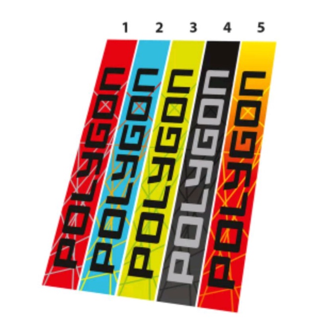 Jual Custom Decal Stiker Down Tube Polygon | Shopee Indonesia