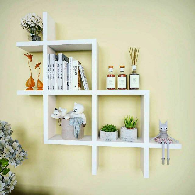 Jual Rak Tempel Portable Rak Dinding Minimalis Modern desain unik dan ...