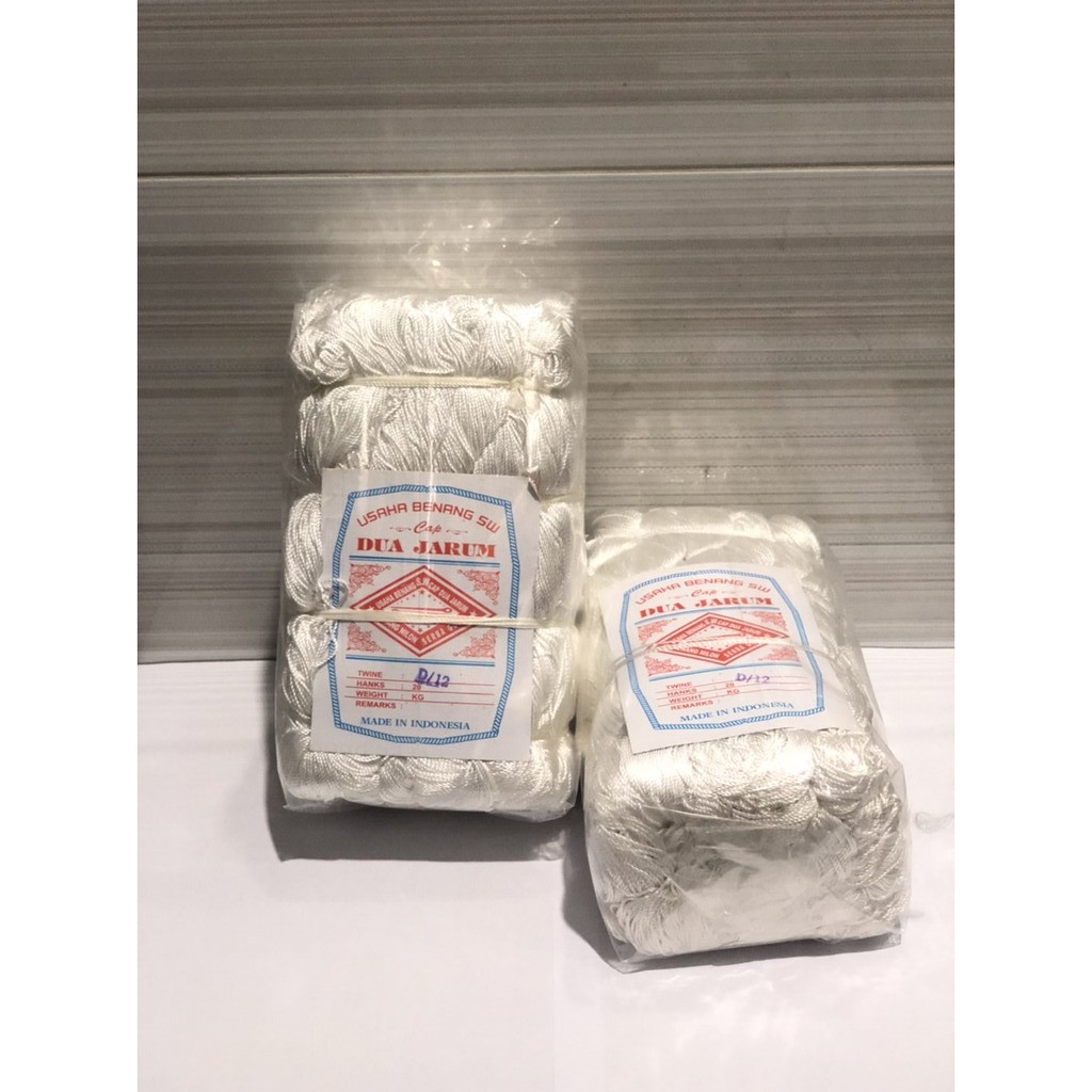 Jual Benang nylon putih 1kg / benang rajut nylon | Shopee Indonesia