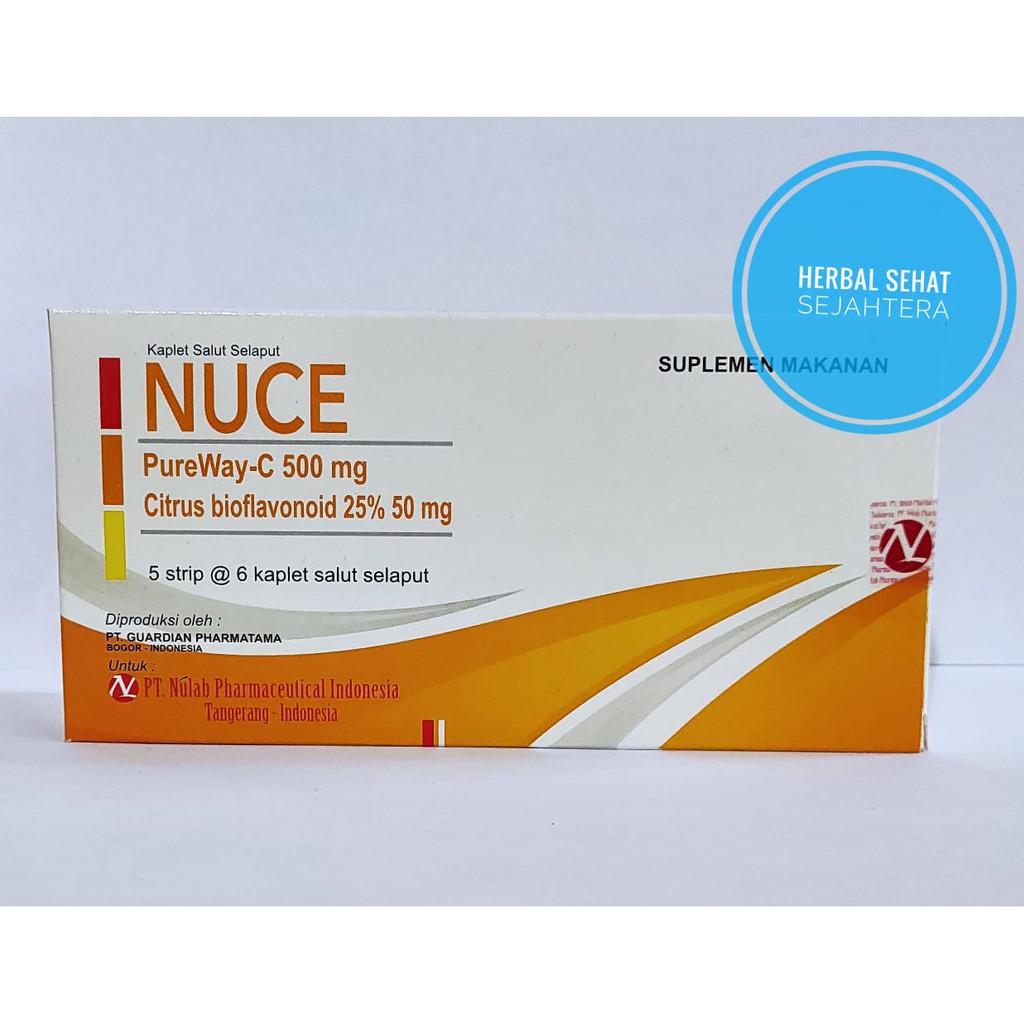 Jual Nuce Kaplet Salut Selaput- Suplemen Makanan | Shopee Indonesia