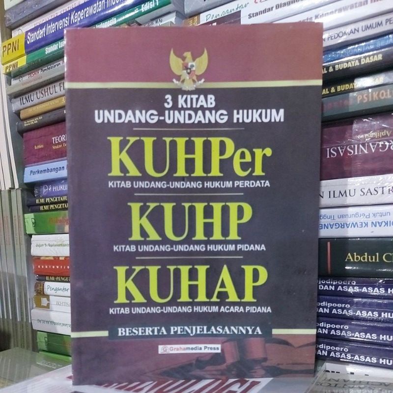 Jual 3 KITAB UNDANG - UNDANG HUKUM KUHPer I KUHP I KUHAP Beserta ...