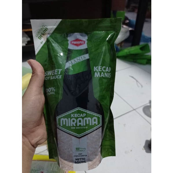 Jual kecap mirama kemasan pouch 600ml | Shopee Indonesia