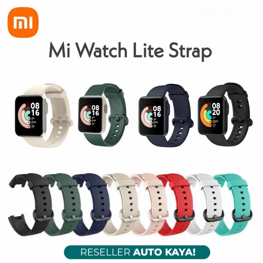 Jual Strap Smartwatch Xiaomi Mi Watch Lite Tali Jam Tangan Redmi Silicone Cadangan Pengganti ...