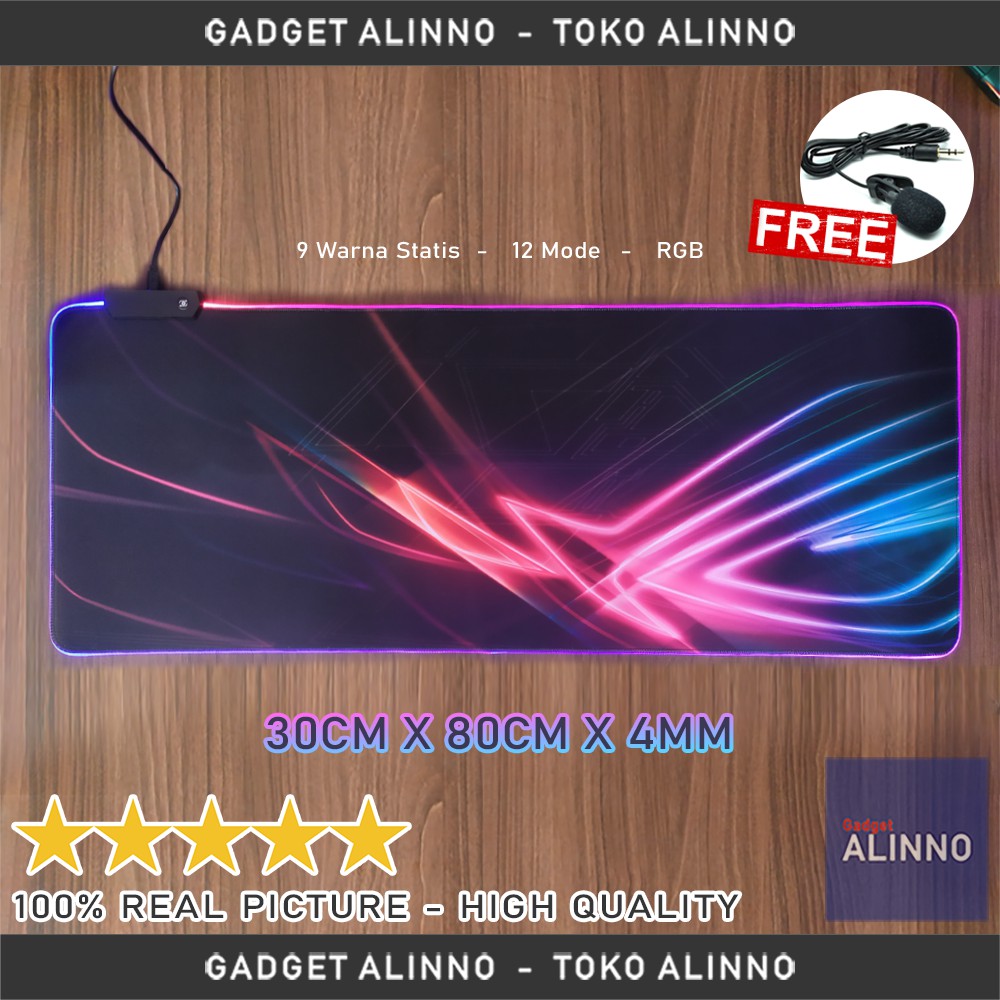Jual MOUSEPAD ROG MOUSE PAD RGB ROG PANJANG MOUSEPAD GAMING | Shopee ...