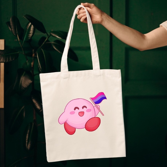 Jual Kirby Totebag Canvas - Purple Colors Tote Bag Kirby | Shopee Indonesia