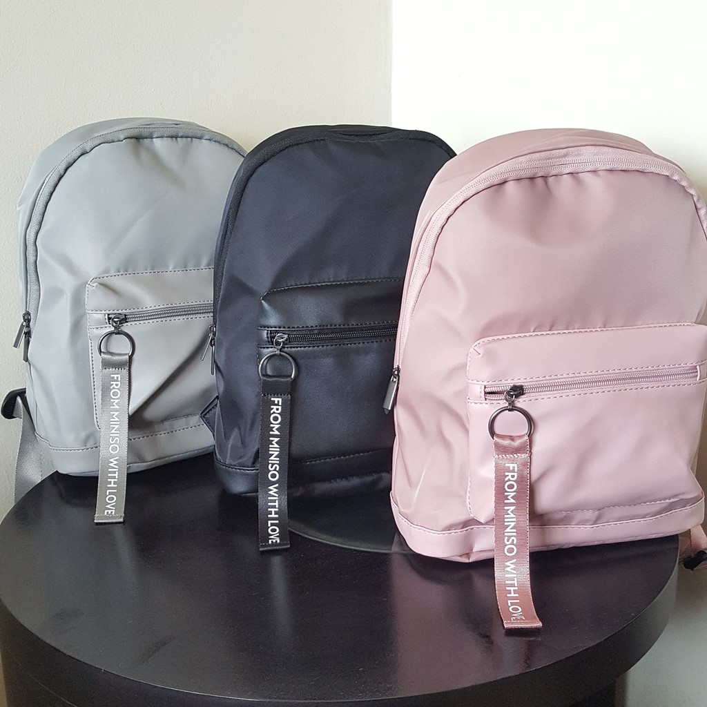Jual Miniso Casual Style Backpack Tas Ransel Stylish | Shopee Indonesia