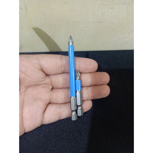 Jual Mata Bor Obeng Screwdriver Sekrup Skrup NAGAWA Bit Set 2pcs ...