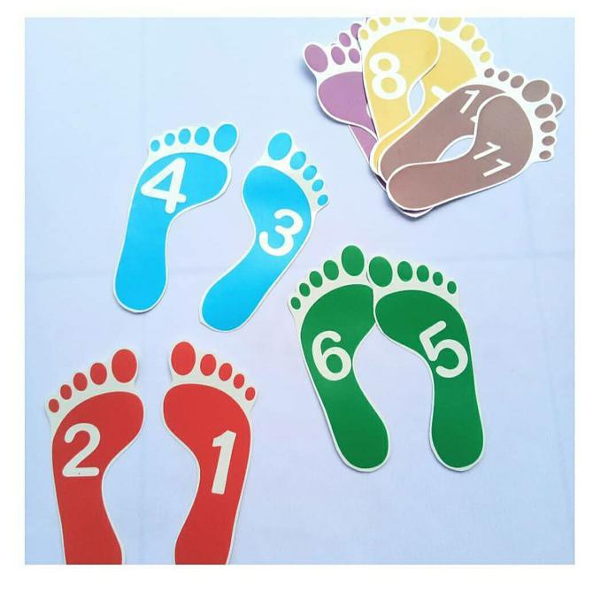 Jual Stiker / Sticker Tapak Kaki Angka | Shopee Indonesia Jual Stiker / Sticker Tapak Kaki Angka | Shopee Indonesia