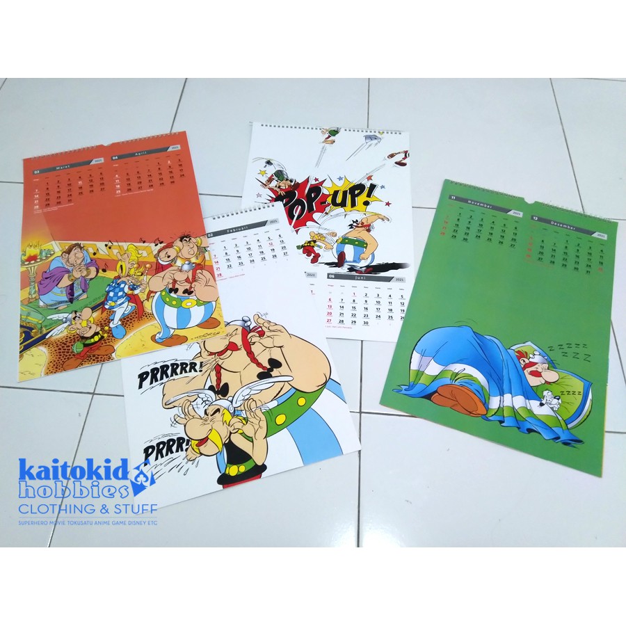 Jual Kalender Dinding ASTERIX 2024 Calendar Custom Design Desain Bebas ...
