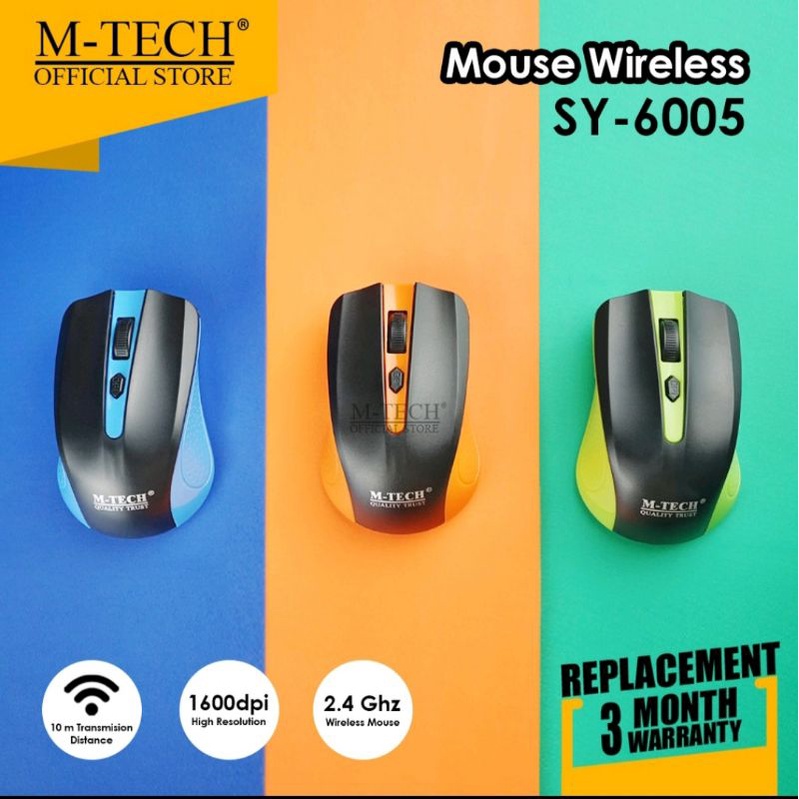 Jual Mouse Wireless Mtech SY6005 | Shopee Indonesia
