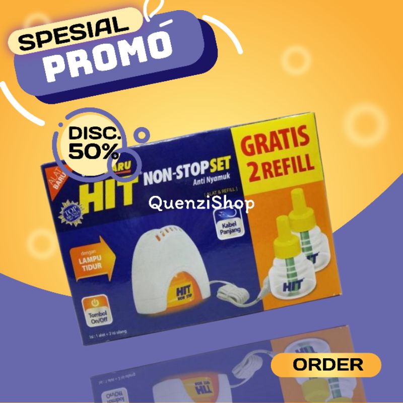Jual Hit Non Stop Elektrik Set Ekonomis - Anti Nyamuk Elektrik Tanpa Asap, Obat nyamuk elektrik ...