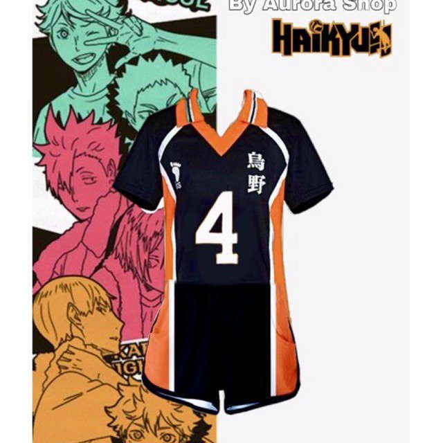 Jual Kaos Anime Haikyuu Jersey Nishinoya Yuu Karasuno SET Volleyball ...