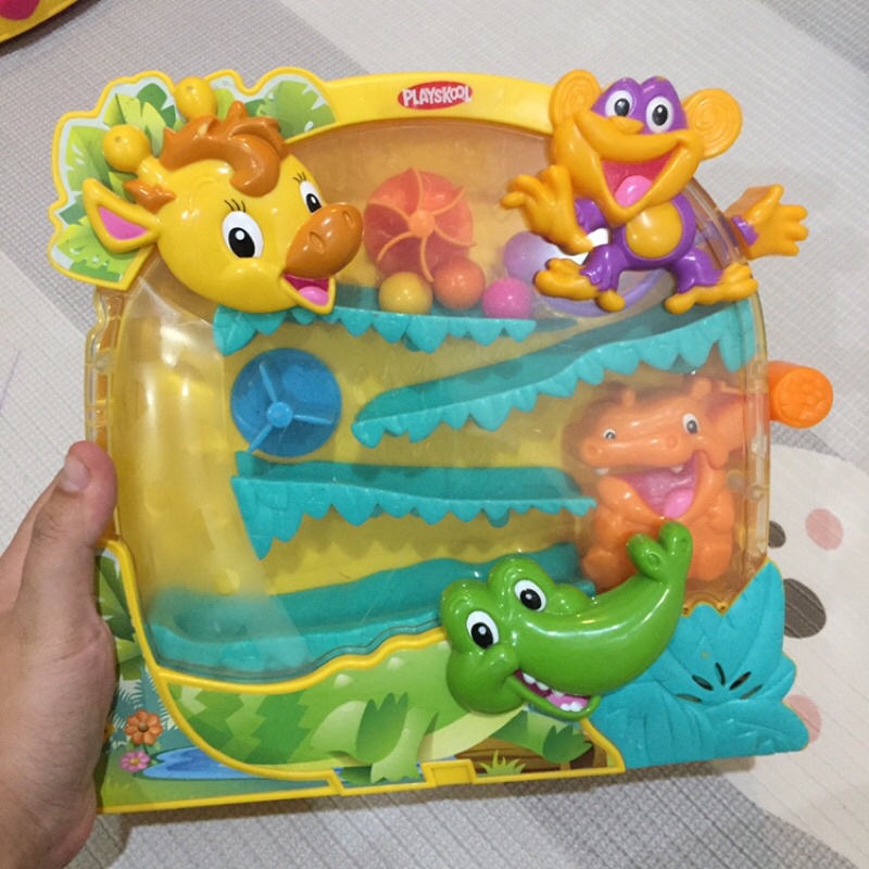 Jual Playskool Wild Animals Bowling Dengan Suara Preloved Mainan Anak ...