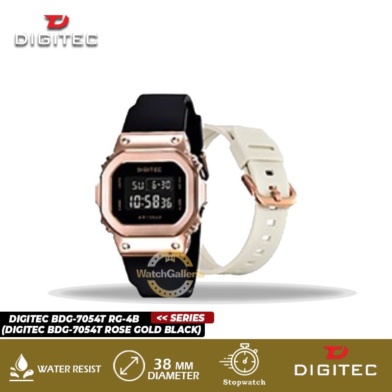Jual Jam Tangan Digitec Digital BDG7054T / BDG-7054T Rose Gold Black ...