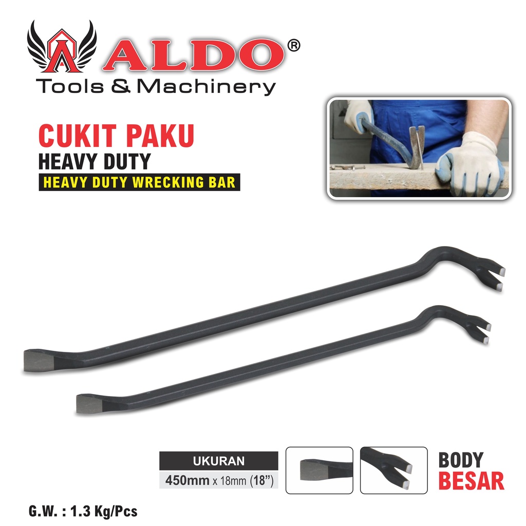 Jual Cukit Paku Heavy Duty 450 mm x 18 mm (18") | Shopee Indonesia