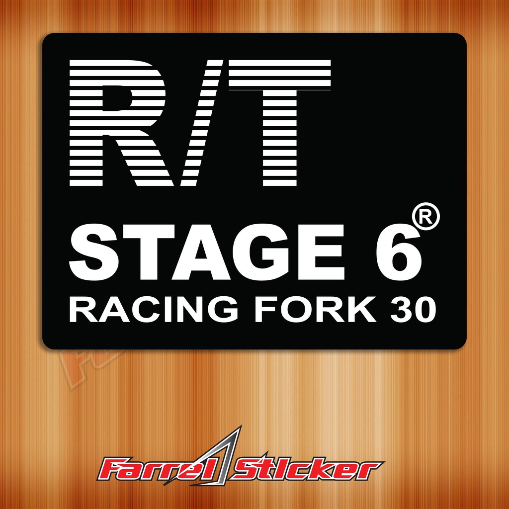 Jual stiker RT STAGE 6 sticker R/T STAGE hitam | Shopee Indonesia