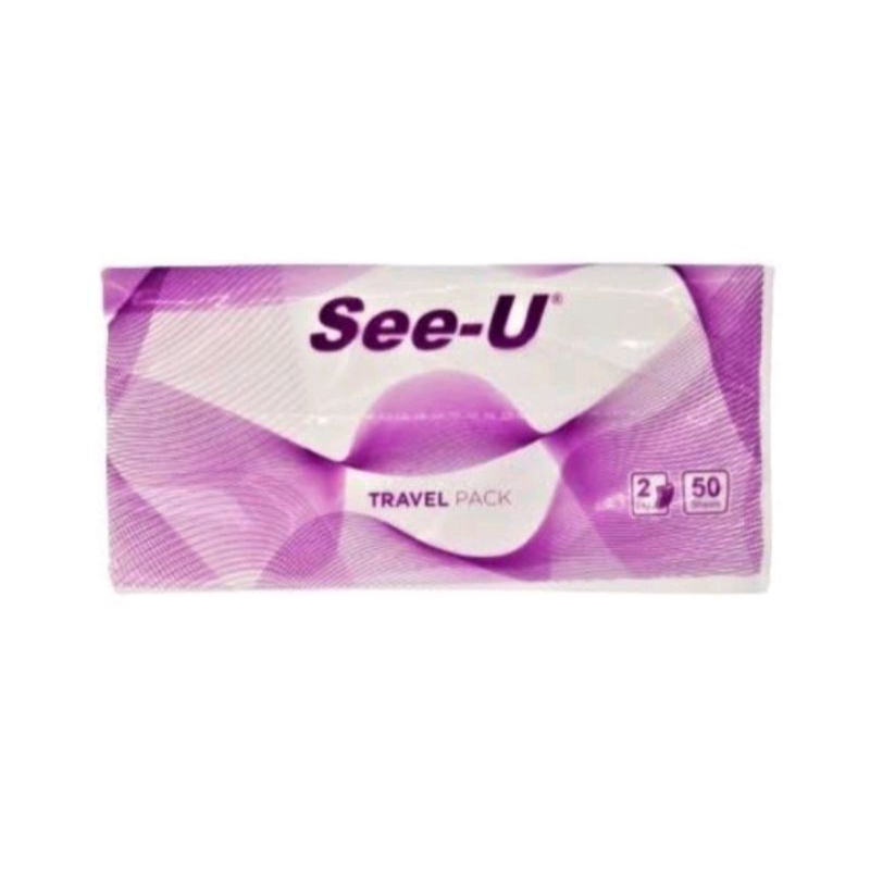 Jual Tisu Tissue See U Travel Pack 50 sheets | Shopee Indonesia