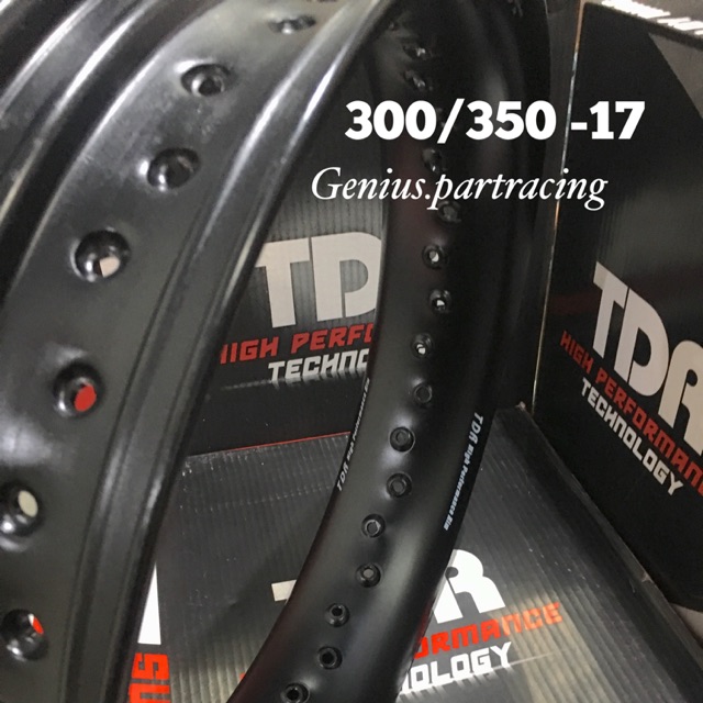 Jual VELG TDR U-SHAPE 300/350 RING 17 WARNA BLACK (HITAM)TDR ORIGINAL ...