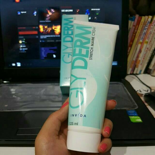 Jual 125ml GlyDerm Stretch Mark Cream Gly Derm Krim Stretch Mark Made ...