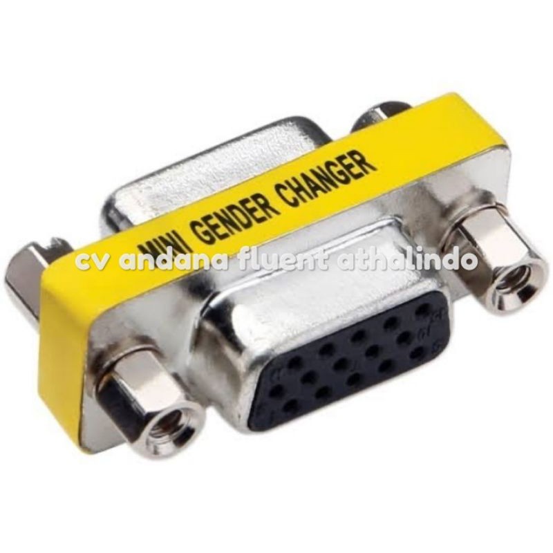 Jual connector VGA female to female konektor vga | Shopee Indonesia