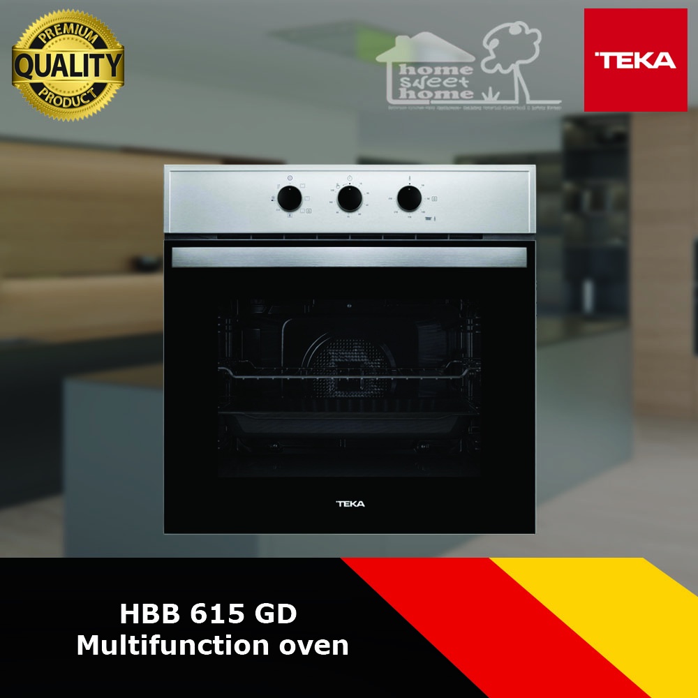 Jual Teka HBB 615 GD SS Built in Multifunction oven with HydroClean | Shopee Indonesia