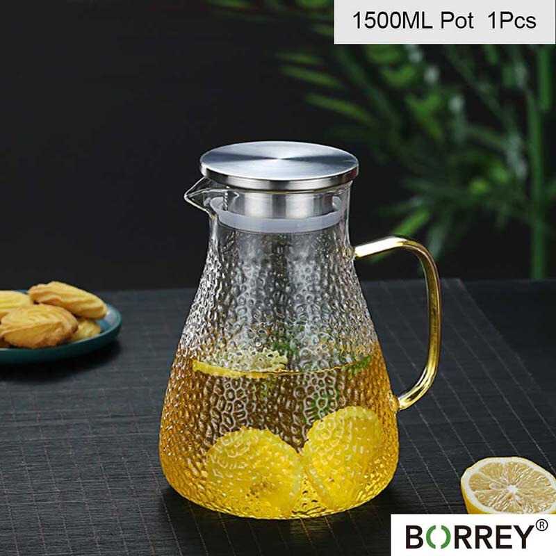 Jual BORREY Teko Pitcher Teh Chinese Teapot Borosilicate Glass | Shopee Indonesia