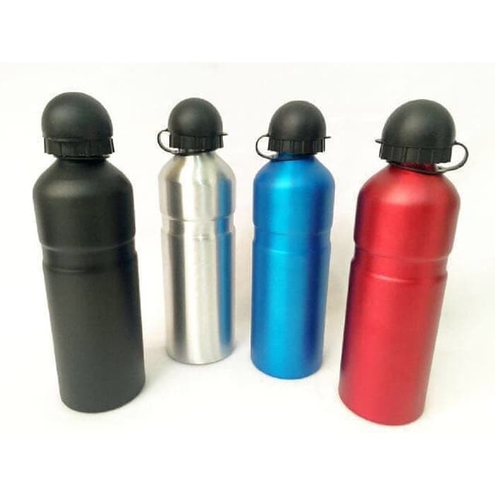 Jual Botol Minum Poka 750ml / Tumbler Alumunium Sport Helm Deluxe Polos ...