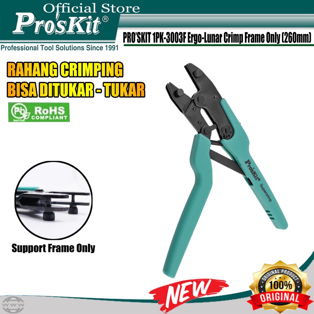 Jual Pro'sKit - Tang Crimping Tool Frame Only Proskit 1Pk-3003F For Rahang Die Rj45 11 | Shopee ...