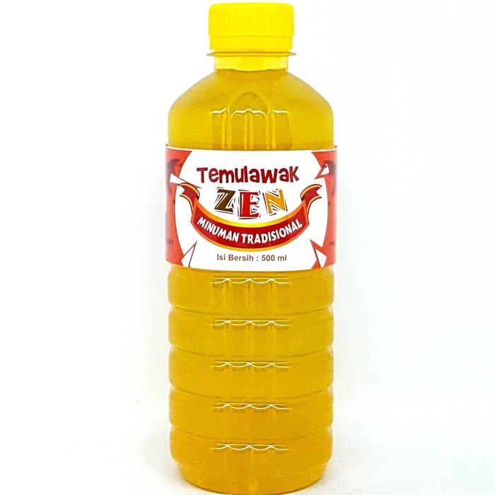 Jual ZEN TEMULAWAK MINUMAN TRADISIONAL 500ml | JAMU TEMU LAWAK MANIS ...