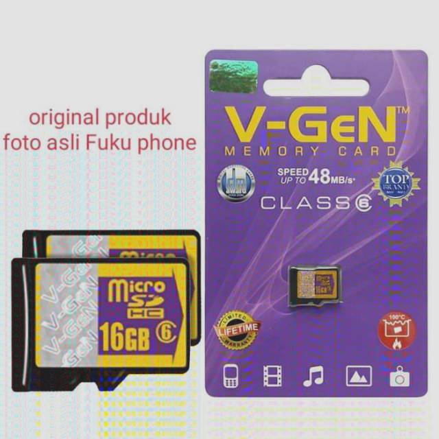 Jual Memory card micro SD merk V-Gen 16gb original | Shopee Indonesia